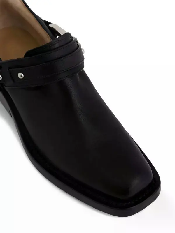Rabanne Xl Link Biker Ankle Boots - Black