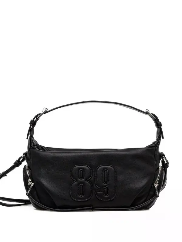 Dkny Embossed Number Shoulder Bag - Black