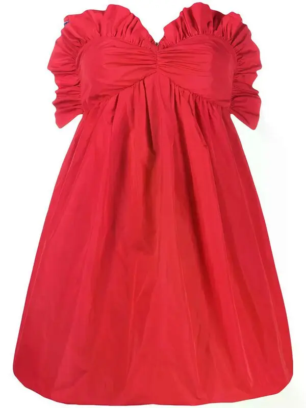 Philosophy Di Lorenzo Serafini Ruffled Sweetheart Mini Dress
