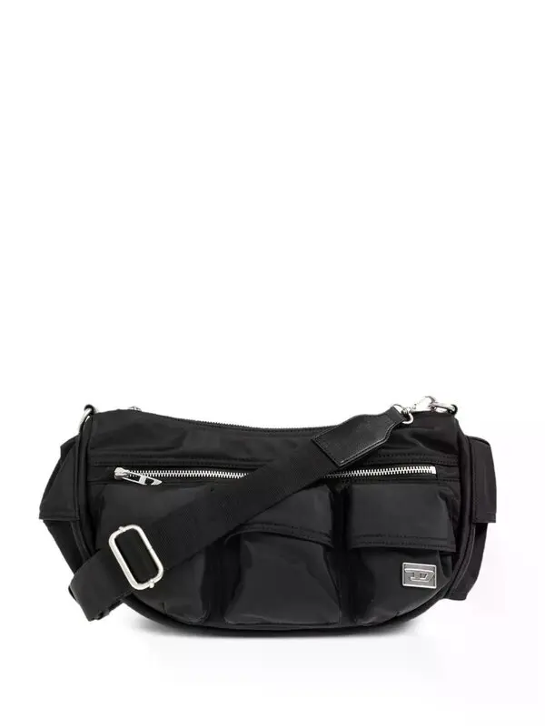 DIESEL® Flap Pocket Shoulder Bag - Black
