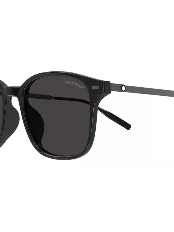Montblanc Geometric Frame Sunglasses