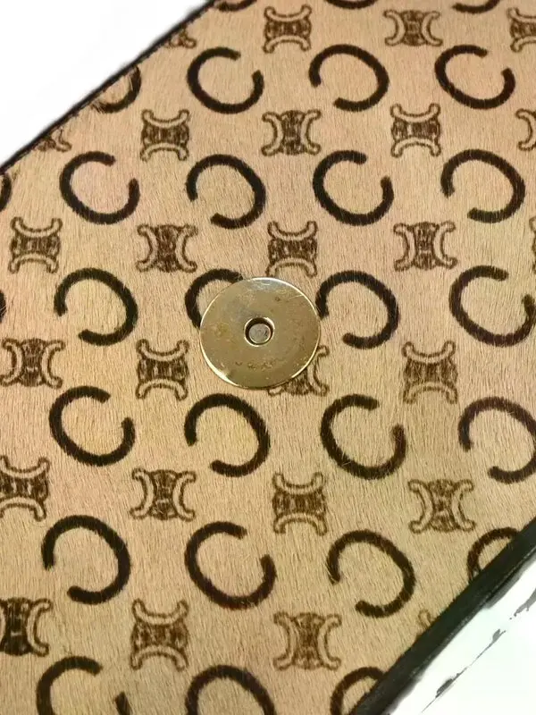 Celine 1990-2000s C-macadam Shoulder Bag - Neutrals