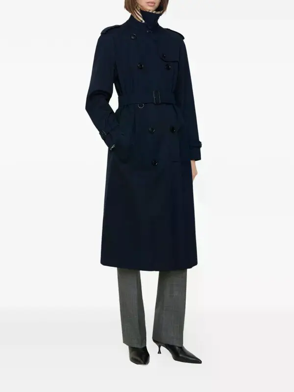 Burberry Waterloo Heritage Trench Coat - Blue