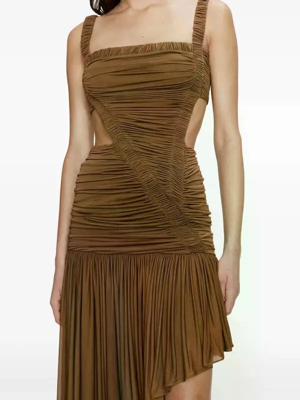 Christopher Esber Orion Swept Ruched Skirt