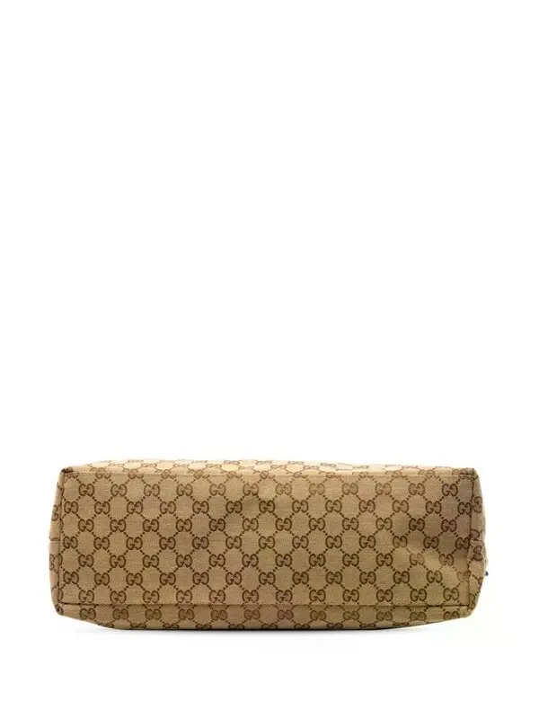 Gucci Gg Canvas Web Tote Bag