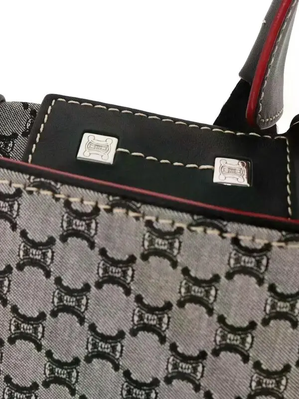 Celine 1990-2000s Macadam Pattern Messenger Bag