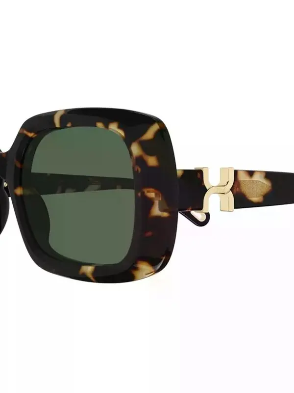 Chloé Geometric Frame Sunglasses