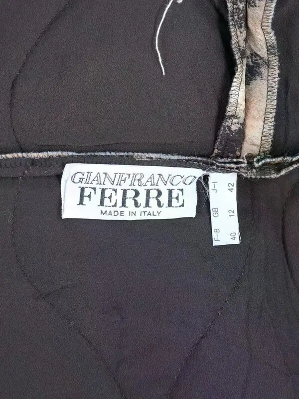 Gianfranco Ferre Quilted Leopard-print Coat