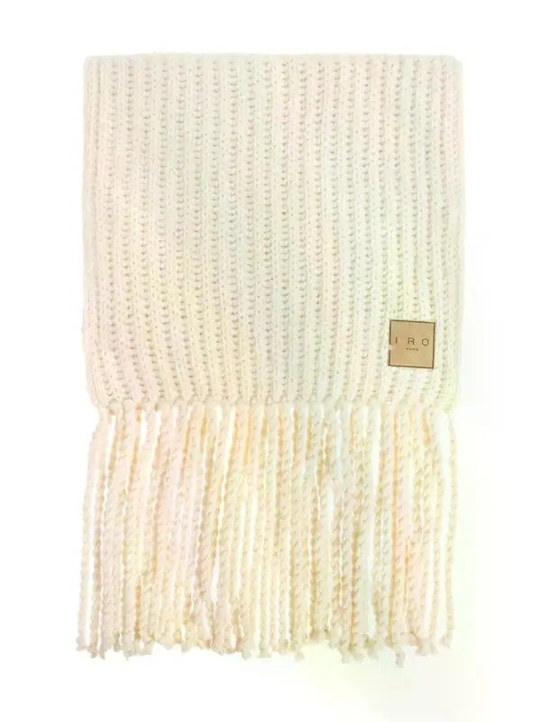 IRO PARIS Tassel-detail Scarf - Neutrals