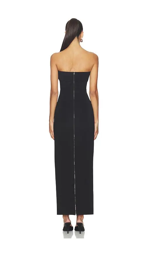 Balmain Belted Bustier Jersey Dress