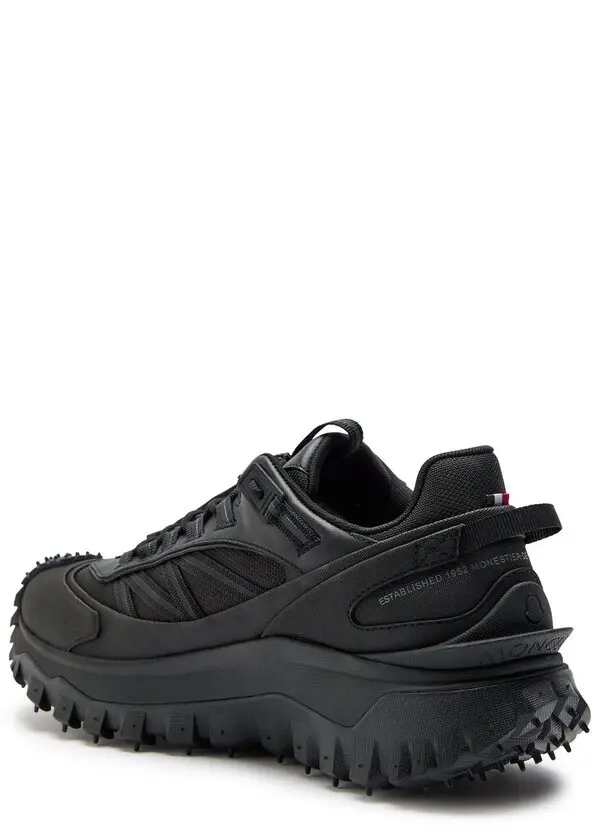 Moncler Trailgrip Gtx Panelled Mesh Sneakers - Black