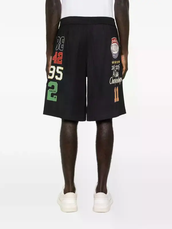 Amiri Graphic Drawstring Shorts