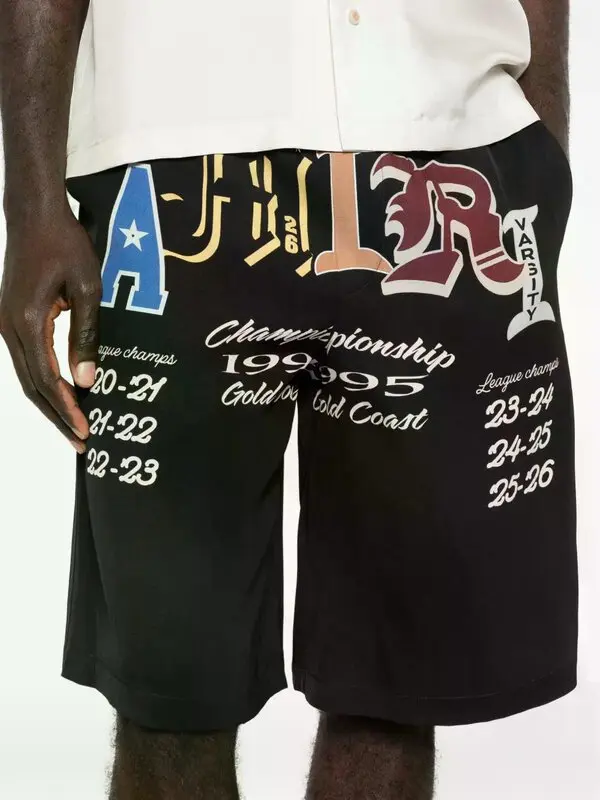 Amiri Graphic Drawstring Shorts