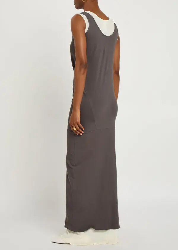 VORANIDA Layered Effect Cotton Maxi Dress
