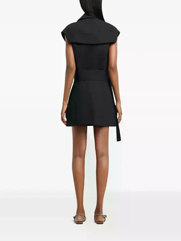COURREGES Belted Sleeveless Jacket