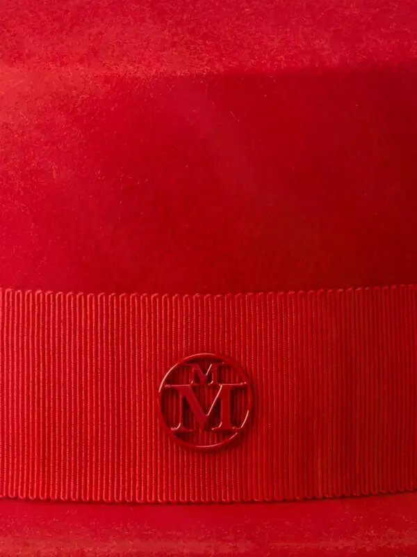 MAISON MICHEL Kiki Ribbon Hat - Red
