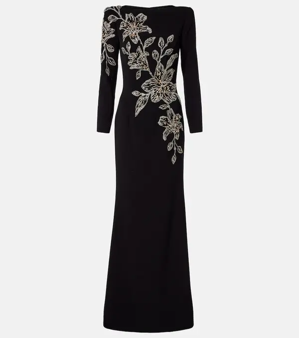 Jenny Packham Slipper Orchid Embellished Gown