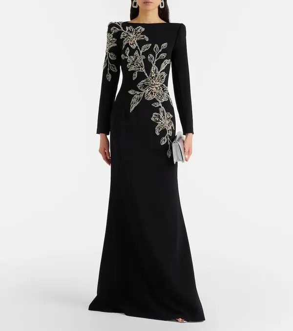 Jenny Packham Slipper Orchid Embellished Gown