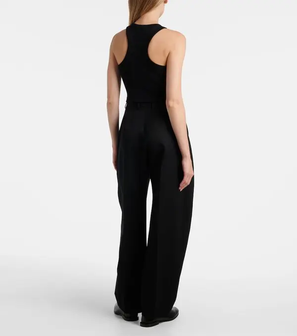 Givenchy Cropped Cotton Jersey Tank Top