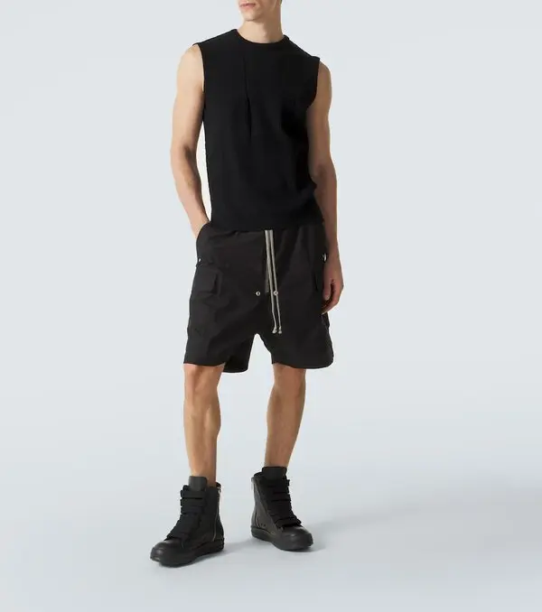 Rick Owens Ribbed-knit Virgin Wool Tank Top