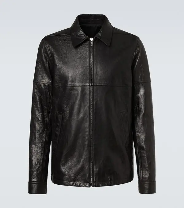 Rick Owens Brad Leather Jacket