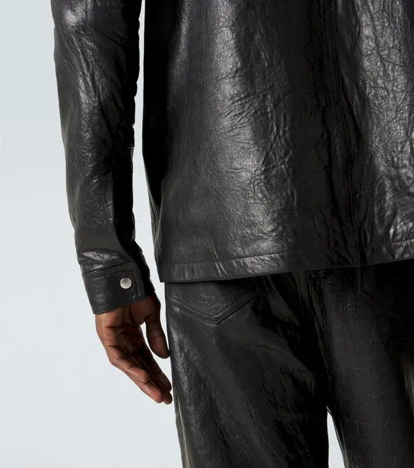 Rick Owens Brad Leather Jacket