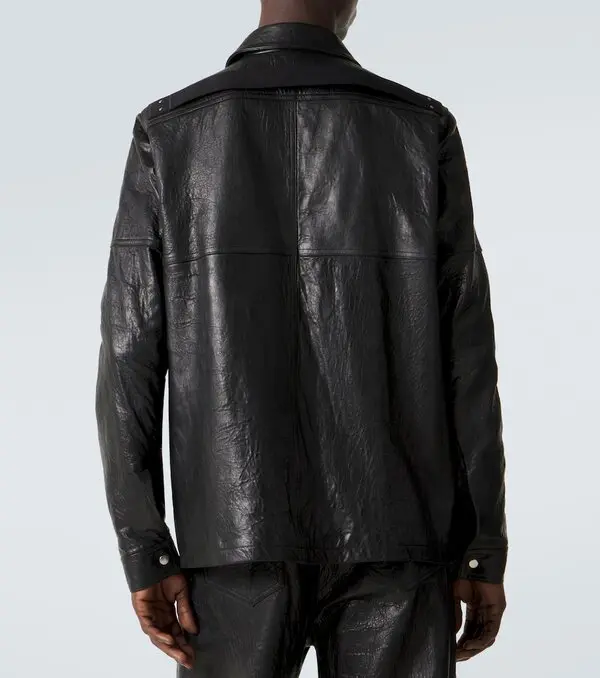 Rick Owens Brad Leather Jacket