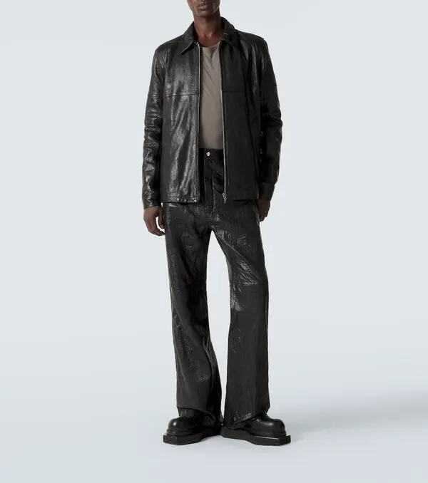Rick Owens Brad Leather Jacket