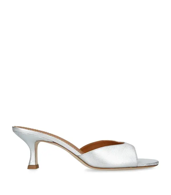 Staud Leather Brigitte Heeled Mules 60