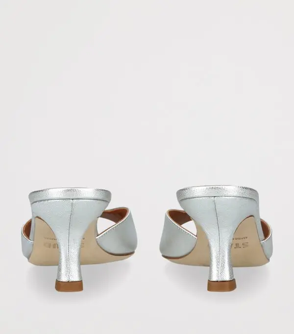 Staud Leather Brigitte Heeled Mules 60