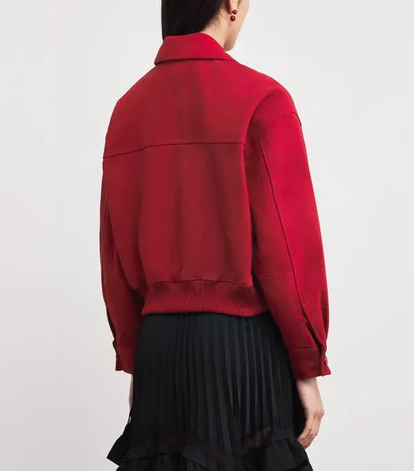 Claudie Pierlot Suede Collar Jacket