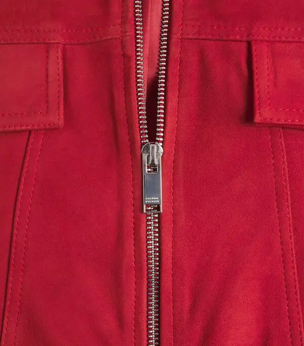 Claudie Pierlot Suede Collar Jacket