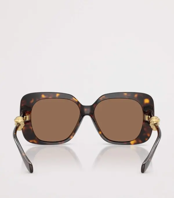 Versace Ve4499u Square Frame Sunglasses - Brown