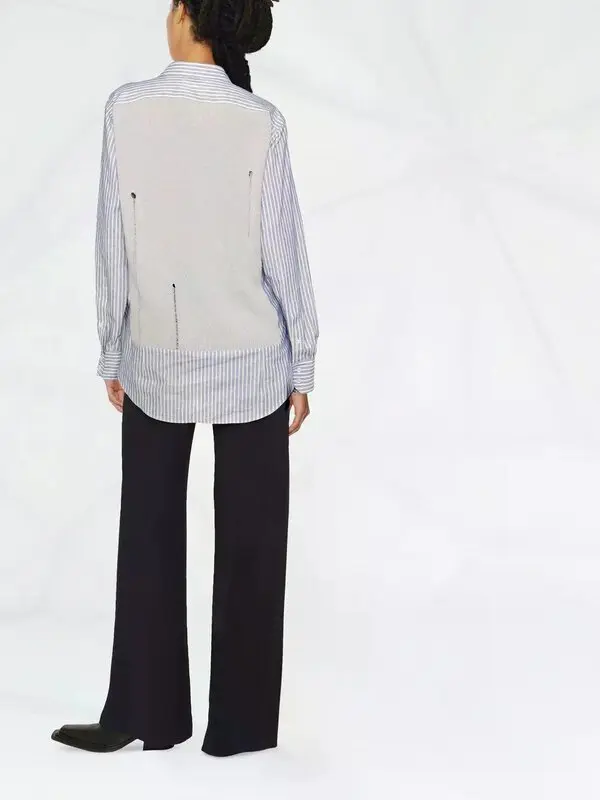 MAISON MARGIELA Layered Knit Detail Shirt