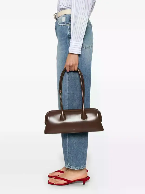 OSOI Boat Wide Shoulder Bag - Brown
