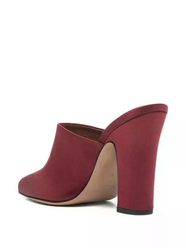 Paris Texas Rosie Heeled Mules - Red