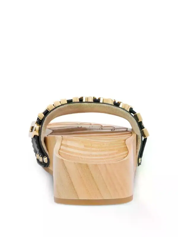 Moschino Lettering Mules