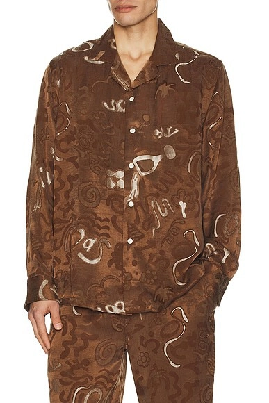 Oas Memento Brillo Shirt - Brown