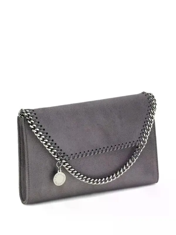 Stella McCartney Mini Falabella Chain Charm Shoulder Bag - Grey