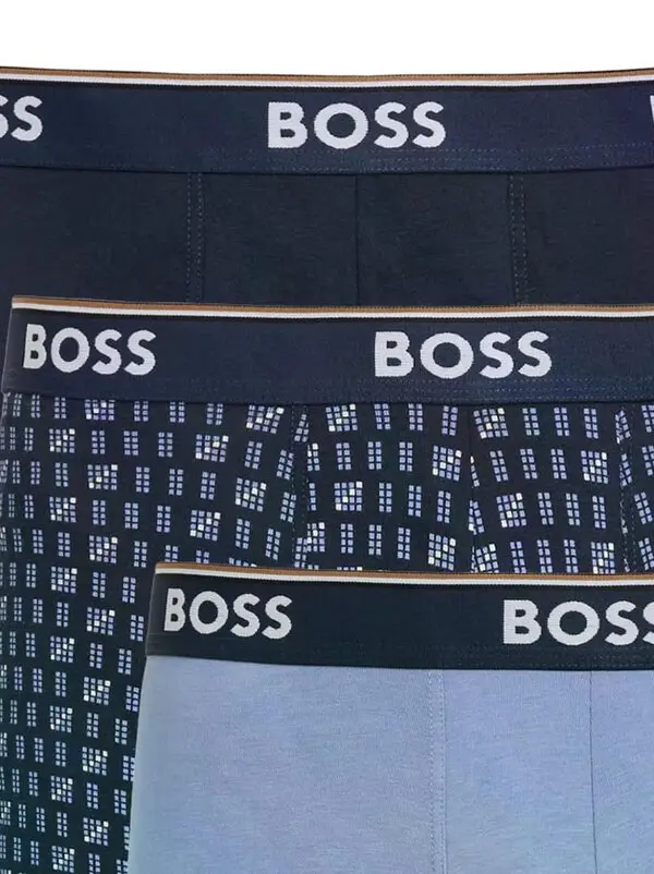 BOSS Logo-detail Patterned Boxers Set