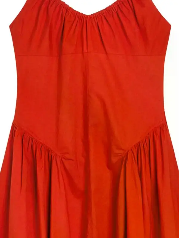 Faithfull The Brand Olas Ruched Midi Dress
