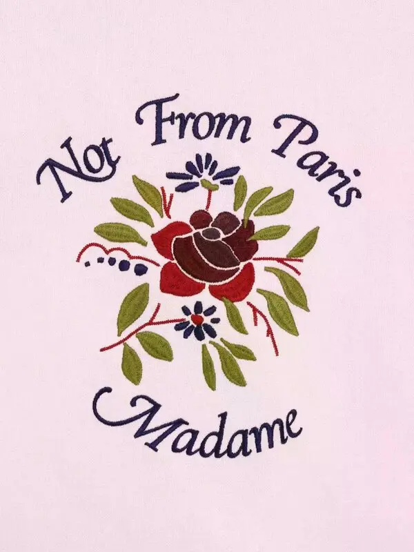 Drole De Monsieur Floral-print Hoodie