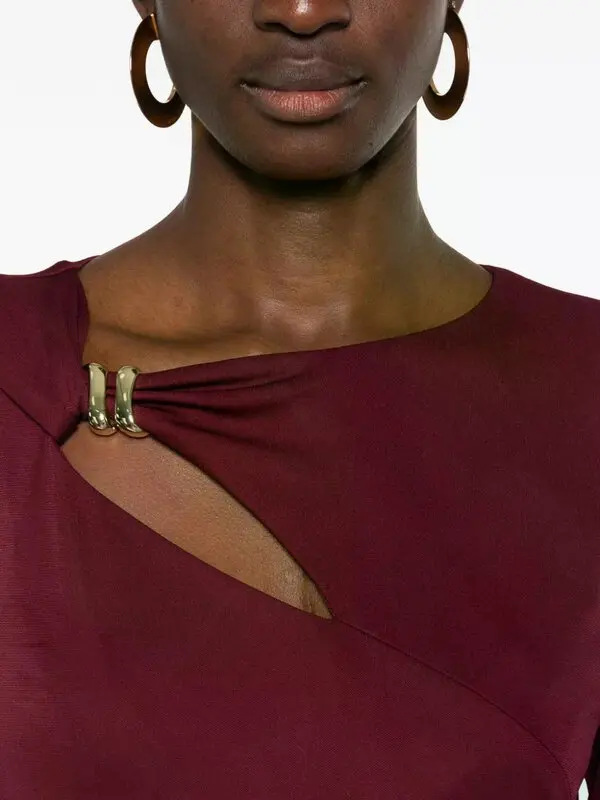 Ralph Lauren Embellished Maxi Dress - Red