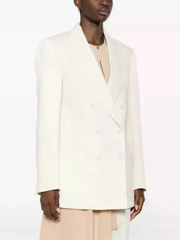 Fabiana Filippi Double-breasted Peak Lapel Blazer