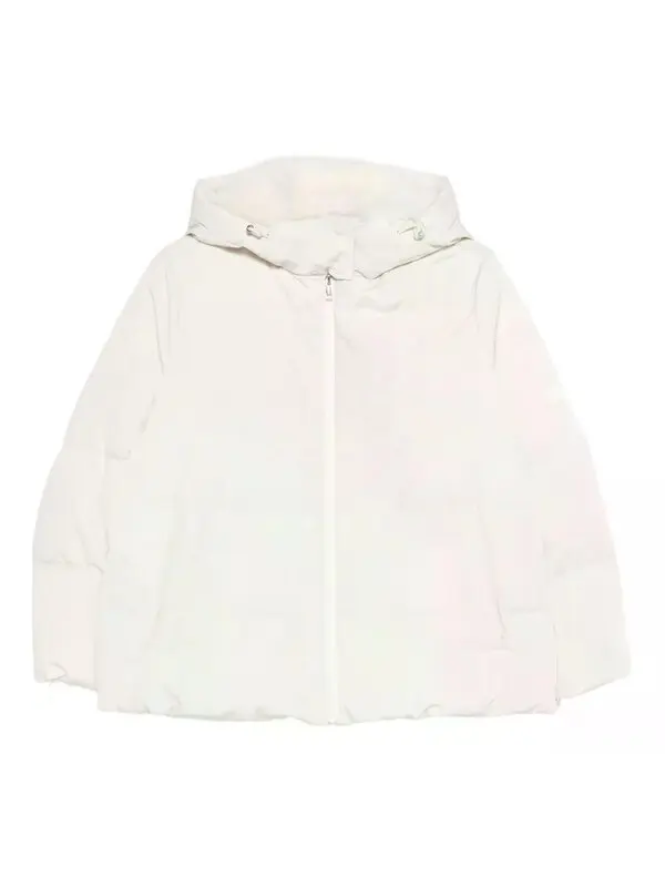 YVES SALOMON Hooded Puffer Jacket - Neutrals