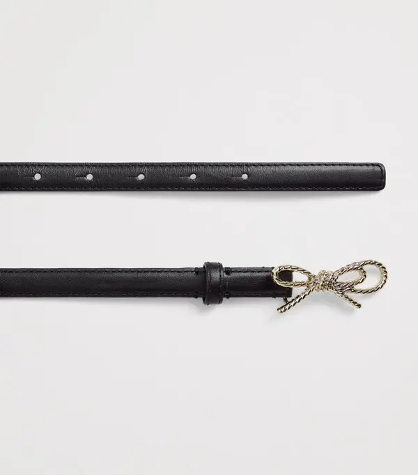 Claudie Pierlot Leather Knot Belt