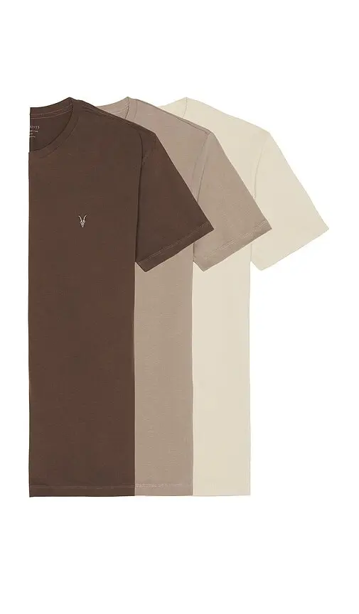 ALLSAINTS Brace Crew 3 Pack Tee In . Also - Grey