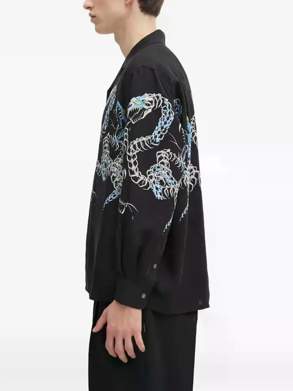 WACKO MARIA Animal-print Shirt