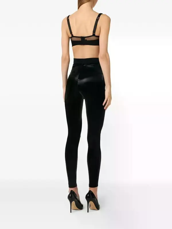 Elisabetta Franchi Vinyl Leggings