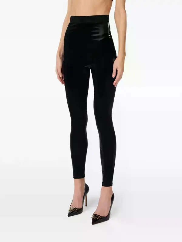 Elisabetta Franchi Vinyl Leggings